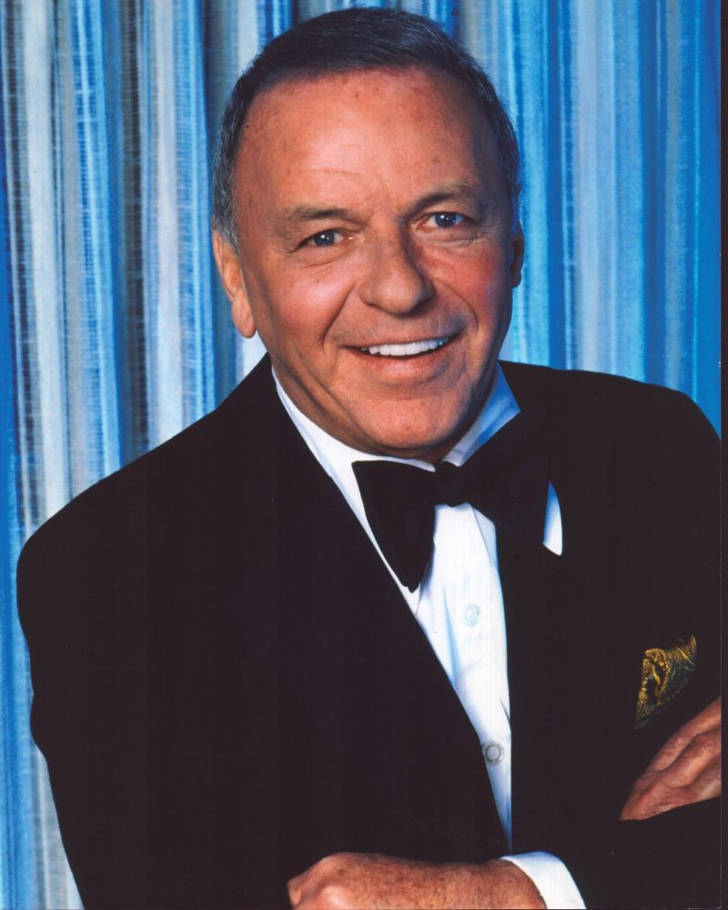 Frank Sinatra In Tuxedo Blue Background Photo Print - Item # MVM55983 ...