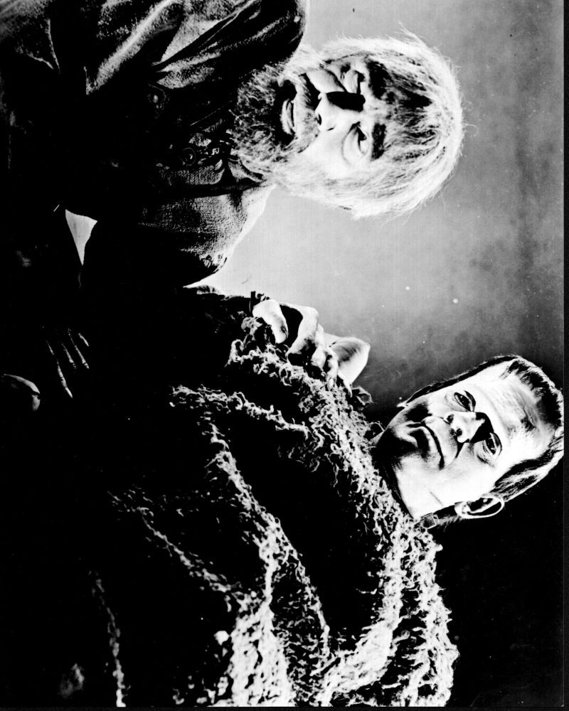 Bela Lugosi And Boris Karloff In Son Of Frankenstein Black And White ...