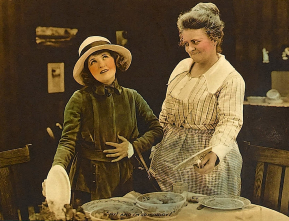 A Girl Named Mary L-R: Marguerite Clark Aggie Herring On Lobbycard 1919 ...