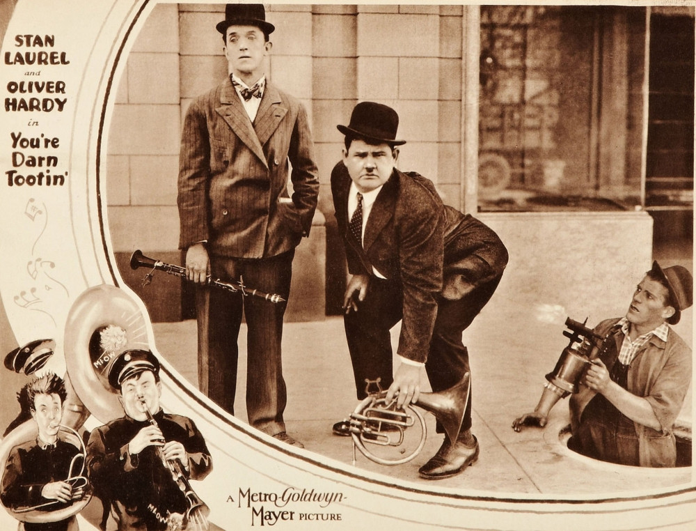 You'Re Darn Tootin' Inset From Left: Stan Laurel Oliver Hardy Chet ...