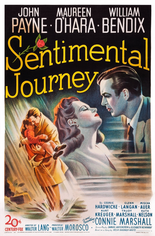 Sentimental Journey Us Poster Art From Left: Maureen O'Hara John Payne ...