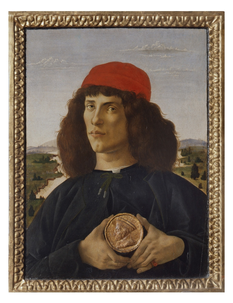 Portrait Of A Man With A Medal Of Cosimo The Elder Poster Print - Item ...