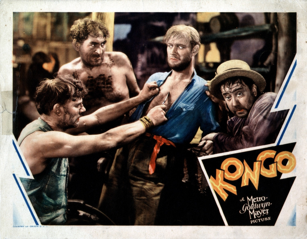 Kongo From Left Walter Huston Mitchell Lewis Conrad Nagel Forrester ...