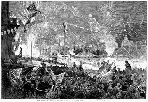 Fourth Of July, 1876. /Ncelebrating The Centennial Fourth In The ...