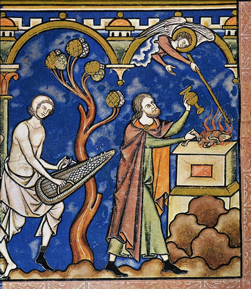 Gideon & Baal Altar. /Ngideon And Some Of His Men Destroying The Altar ...