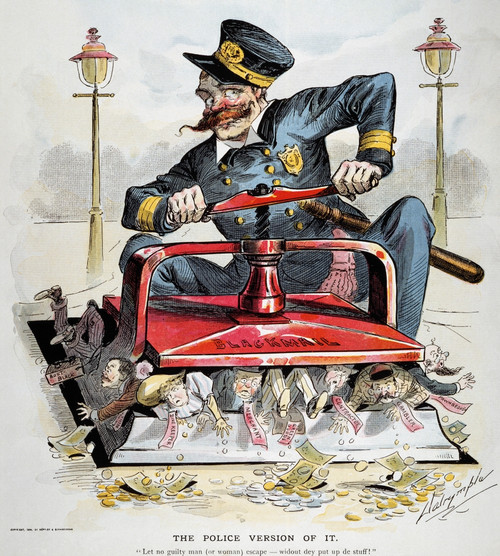 corruption drawing cartoon