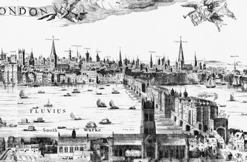Visscher: London, 1616. /Ndetail From Claes Jansz Visscher'S 1616 View ...