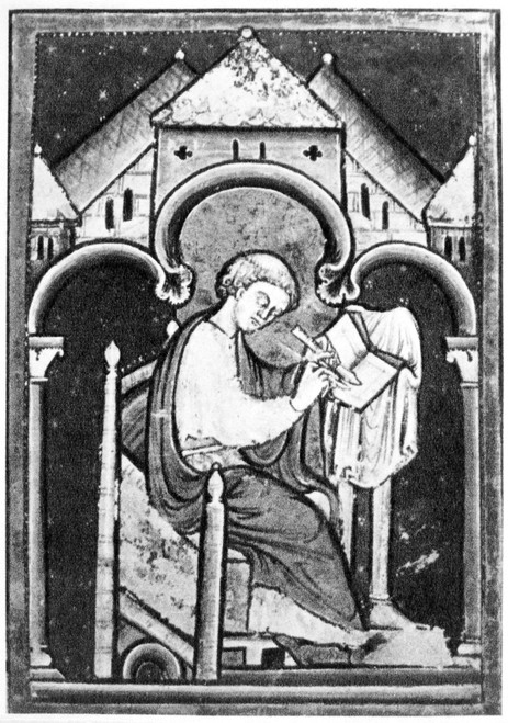 Saint Bede (673-735). /Nenglish Scholar, Historian And Theologian Known ...