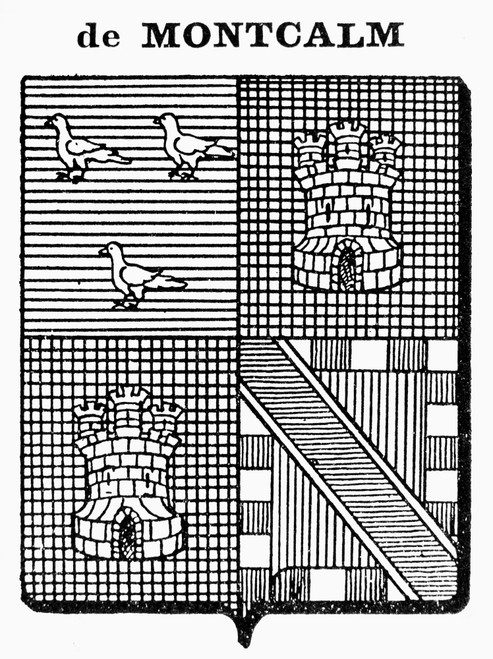Marquis De Montcalm /N(1712-1759). Louis Joseph De Montcalm De Saint ...