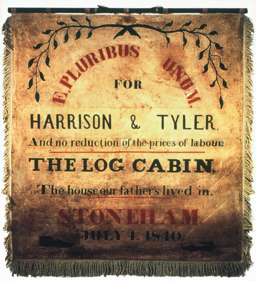 Presidential Campaign: 1840. /Nwhig Party Campaign Banner From The 1840 ...