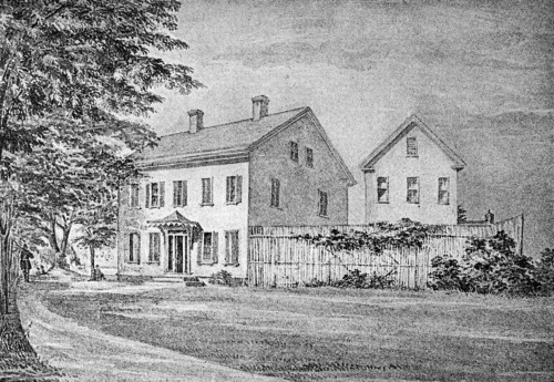 Brook Farm. /Nan 19Th Century Painting By An Unidentified Artist ...