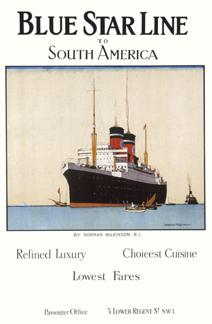 Red Star Line Poster Poster Print By Mary Evans Picture Library/Onslow ...