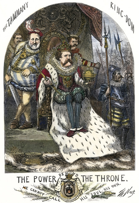 Cartoon: Tweed, 1872. /Namerican Cartoon By Thomas Nast On The Power Of ...