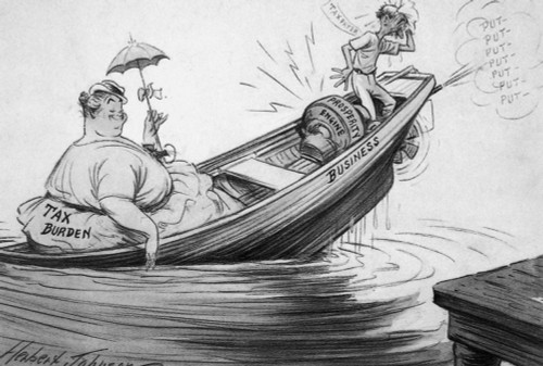 F.D. Roosevelt Cartoon. /N'New Deal Remedies', Cartoon, C1935, By ...
