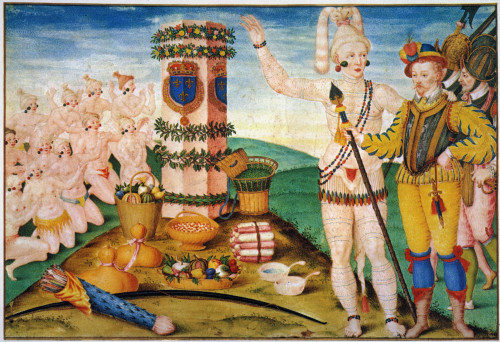 Florida Native American Chief, 1564. /Nthe Florida Native American ...