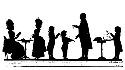 Helene Von Breuning. /Nfrau Helene Von Breuning With Her Children ...