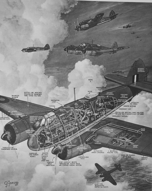 The Illustrated London News 1941. World war II. Heavily armed and ...
