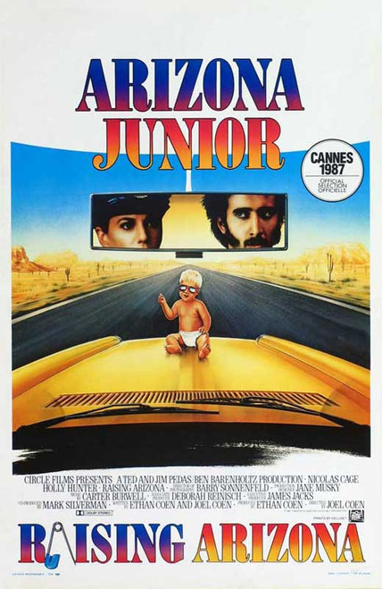Raising Arizona Movie Poster Print 27 X 40 Item Movci3651