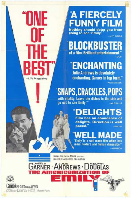 The Americanization of Emily Movie Poster Print (11 x 17) - Item ...