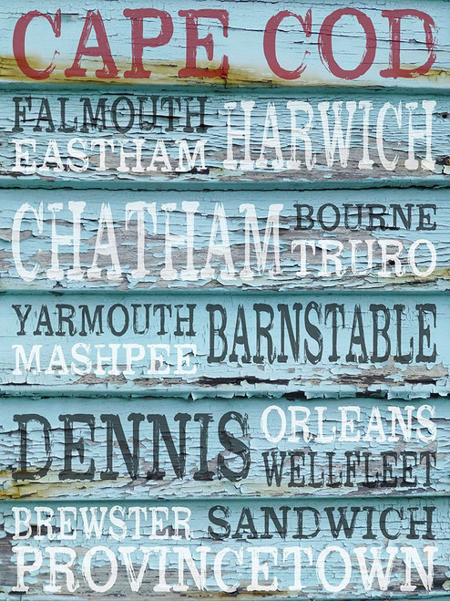 Cape Cod Painted Blue Poster Print - GST - Posterazzi