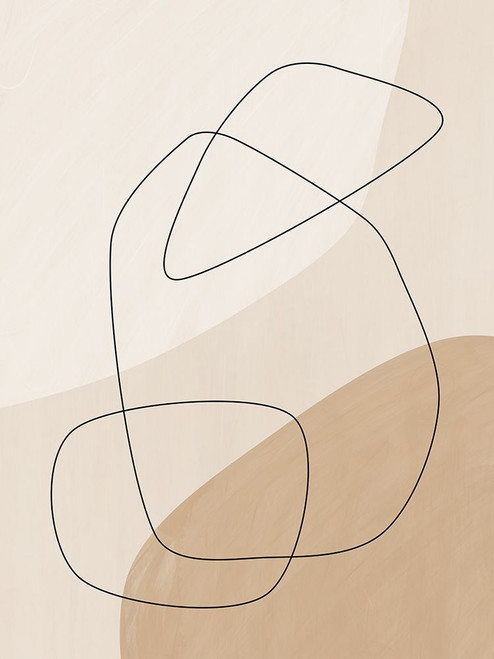 Graphic Shapes a Lines Poster Poster Print - Elena Ristova - Posterazzi