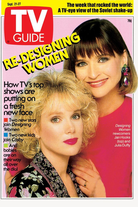 Designing Women From Left Julia Duffy Jan Hooks Tv Guide Cover