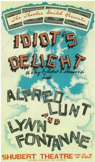 Idiot's Delight (Broadway) Movie Poster (11 x 17) - Item # MOV407625 ...