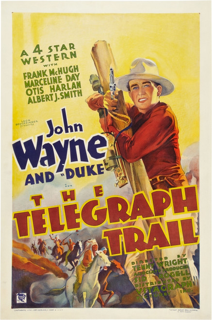 The Telegraph Trail John Wayne 1933 Movie Poster Masterprint - Item ...
