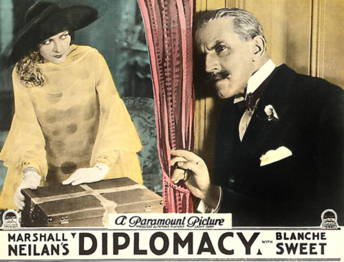 Diplomacy Left: Blanche Sweet On Lobbycard 1926. Movie Poster ...
