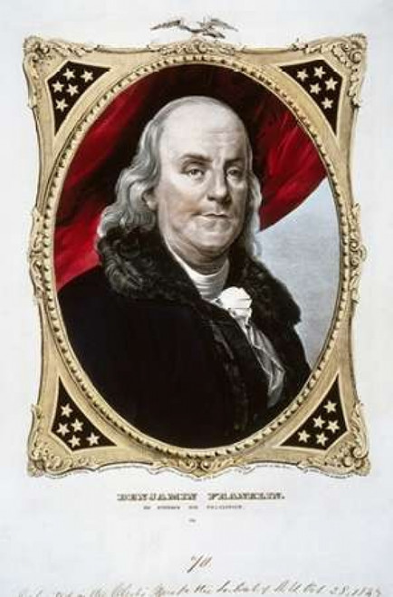 Benjamin Franklin Poster Print by Currier and Ives - Item ...