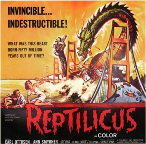 Reptilicus Movie Poster (17 x 11) - Item # MOV199138 - Posterazzi