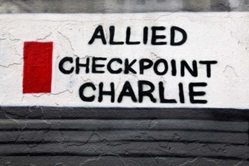 Checkpoint Charlie of the Berlin Wall Poster Print by Kymri Wilt - Item ...