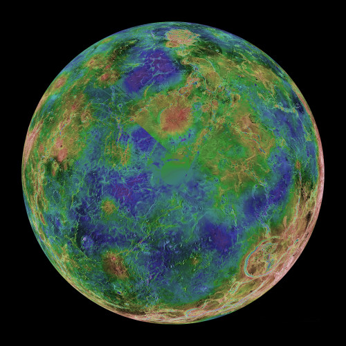 Venus centered on the South Pole Poster Print - Item # VARPSTSTK202170S ...