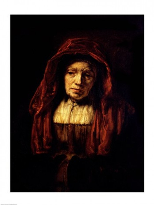 Portrait of an Old Woman Poster Print by Rembrandt van Rijn - Item ...