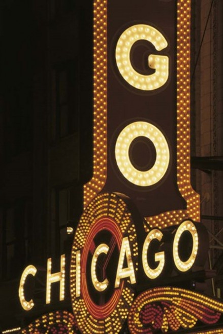 Chicago Neon Sign Poster Print by Panoramic Images (12 x 18) - Item ...