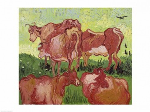 Cows, 1890 Poster Print by Vincent Van Gogh - Item # VARBALART16773 ...