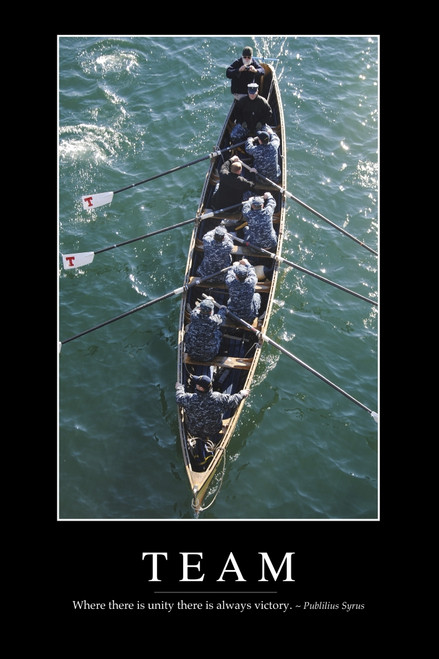 Team - Inspirational Quote and Motivational Poster. It reads: Where ...