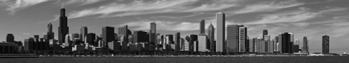 City skyline at the waterfront, Chicago, Cook County, Illinois, USA ...