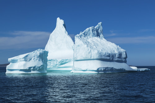 Iceberg along coast North of Nain; Labrador, Canada PosterPrint - Item ...
