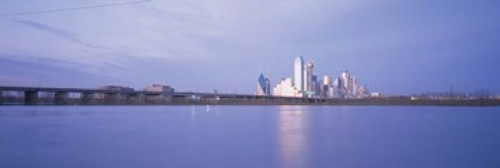 Buildings on the waterfront, Dallas, Texas, USA Poster Print - Item ...