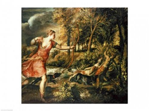 The Death of Actaeon Poster Print by Titian - Item # VARBALART28850 ...