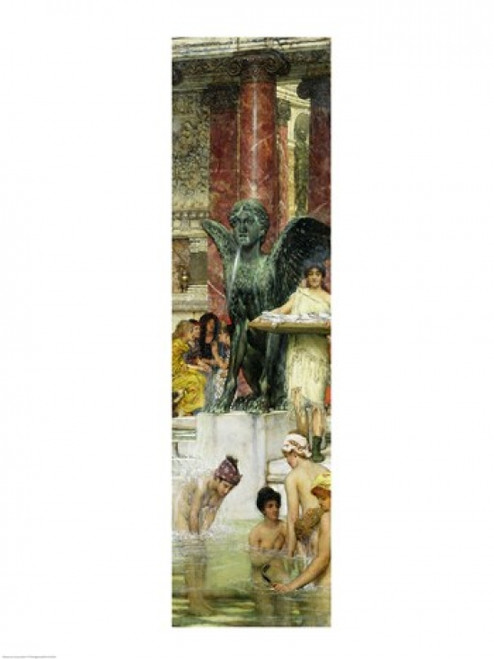 In the Roman Baths or Roman Women In The Bath 1876 Poster Print by Sir ...