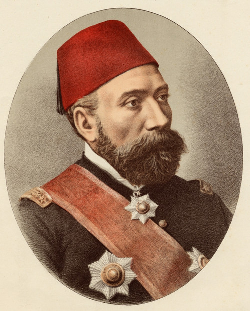 Osman Nuri Pasha Or Pasa,1832-1900. Also Known As Ghazi Osman Pasha ...