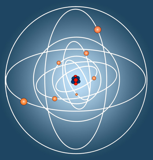 Atomic Structure Model Poster Print by Science Source - Item ...