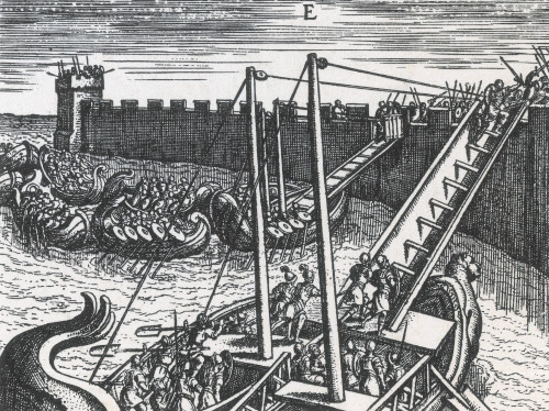 Scaling Ladders, Ancient Roman Warfare Poster Print by Science Source ...