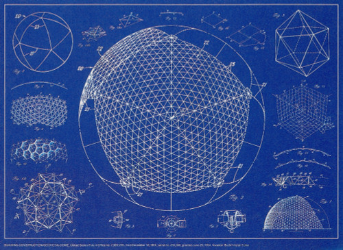 Building Construction/Geodesic Dome, 1951 Poster Print by Science ...