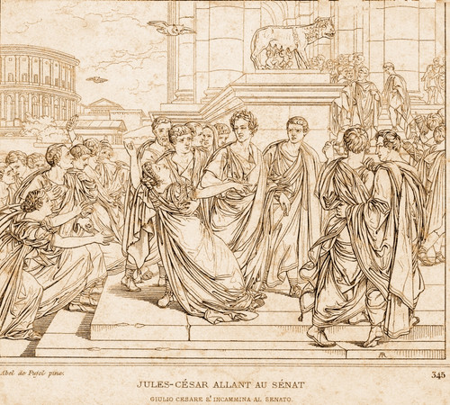 Assassination of Julius Caesar, 44 BC Poster Print by Science Source ...