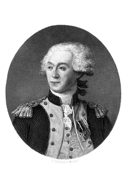 Marquis De Lafayette /N(1757-1834). French Soldier And Statesman. Steel ...