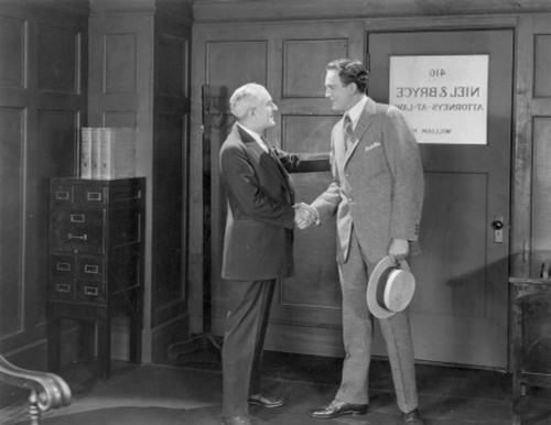 Office Meeting, 1920S. /Na Silent Movie Still, 1920S. Poster Print by ...