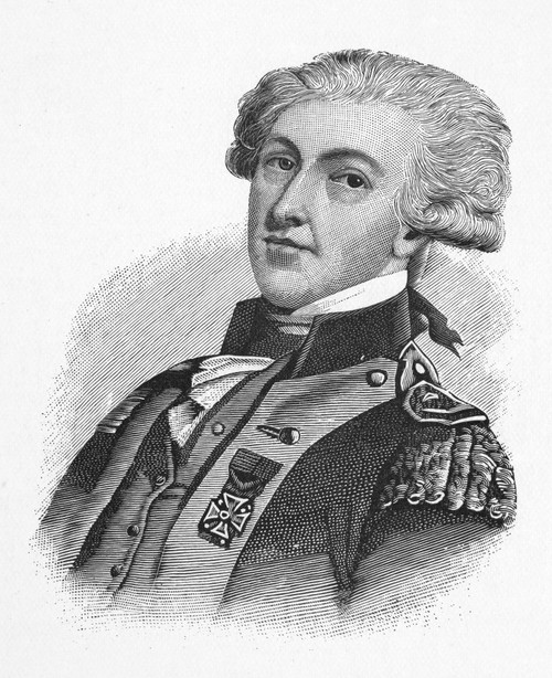 Marquis De Lafayette /N(1757-1834). French Soldier And Statesman. Wood ...